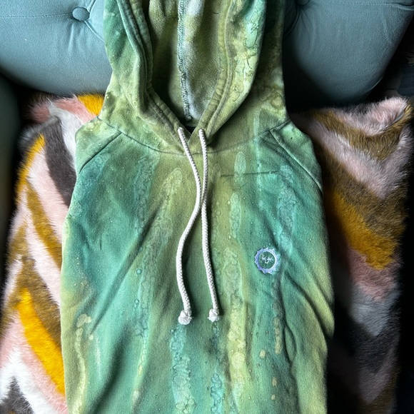 Big Bud Press | Tops | Big Bud Press Tie Dye Hoodie Green | Poshmark